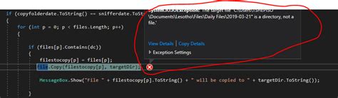 C Ssis Copy Files From One Location To Another Stack Overflow