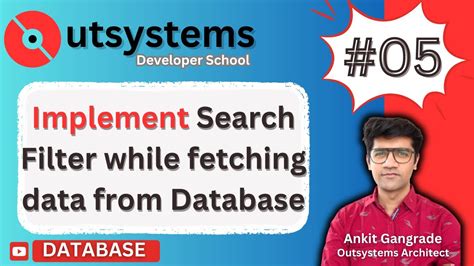 Outsystems Db Part 5 How To Implement Search Filter While Fetching Data From Dblearnlowcode