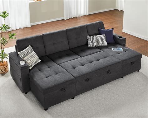 Vanacc Sofa Bed 109 Inch Sleeper Sofa With Dual Thailand Ubuy