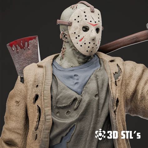 Jason Voorhees Stl File 3d Print Epic Model 3d Stls