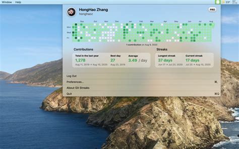 git streaks · github marketplace · github