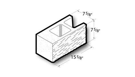8x8x16 Split Face Fence Column Block Best Block