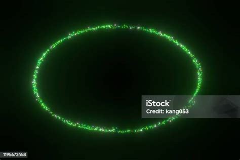 3d 렌더링 그림 검은 배경에 빛나는 입자빛나는 와 밝은 빛 미래 공상 과학 반짝이 스타 먼지를 원 3d 이미지 고해상도 광고 용 배너 3차원 형태에 대한 스톡 사진 및