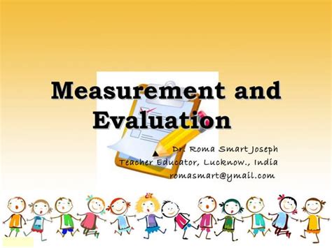 Measurement And Evaluation Ppt