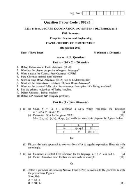 Cs6503 Theory Of Computation November December 2016 Pdf