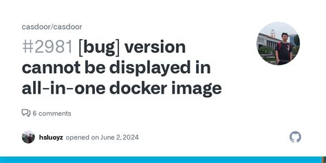 Bug Version Cannot Be Displayed In All In One Docker Image · Issue 2981 · Casdoorcasdoor