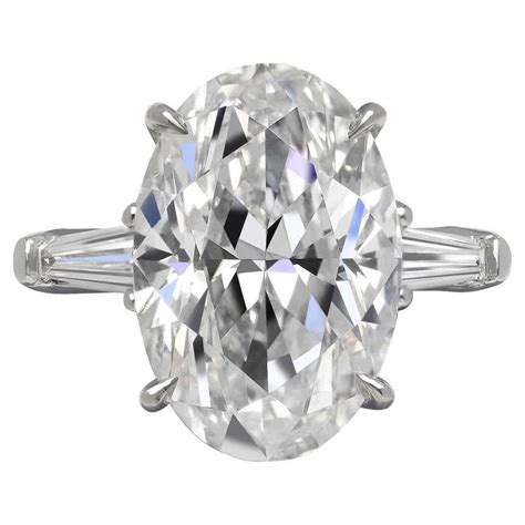 122 Carat Old European Diamond White Rose Gold Engagement Ring Gia D