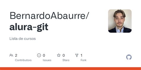 GitHub BernardoAbaurre Alura Git Lista De Cursos