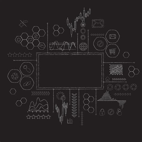 Premium Vector Digital Graph Chalkboard Background