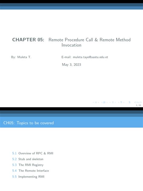 Advanced Programming Ch 05 Rpc Rmi Pdf Method Computer Programming Computer Programming