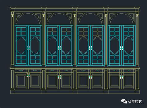 【干货分享】橱柜，衣柜，书柜cad素材