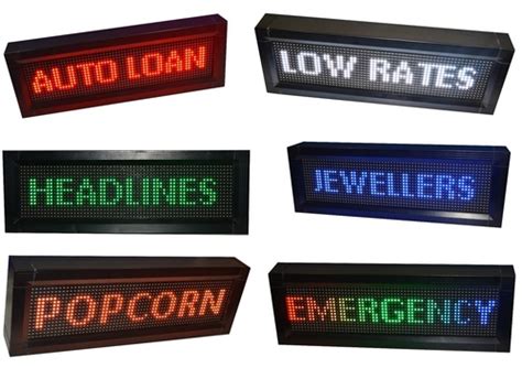 Led Message Scrolling Display At Best Price In Coimbatore Visai Technologies