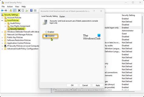 Enable Remote Desktop Without Password In Windows 1110