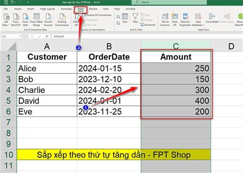 Các Cách Sắp Xếp Theo Thứ Tự Tăng Dần Cho Dữ Liệu Trong Excel Mà Bạn C