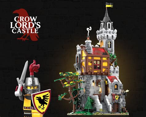 Lego Moc Crow Lord`s Castle By Legat Of Legion Rebrickable Build