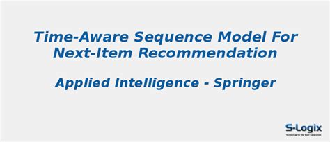 time aware sequence model python projects s logix