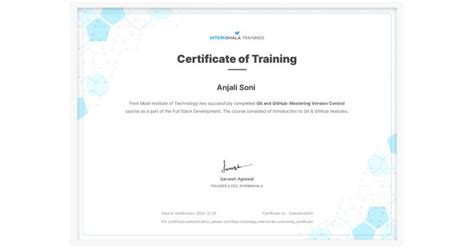 anjali soni on linkedin successfully completed the git and github