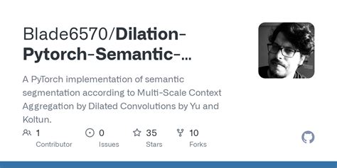 Github Blade6570dilation Pytorch Semantic Segmentation A Pytorch