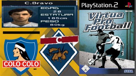 Colo Colo Sin Licensia En Virtua Pro Football Ps2 Cc Santiago Ps2