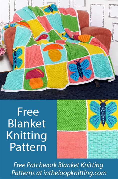 Patchwork Blanket Knitting Patterns In The Loop Knitting