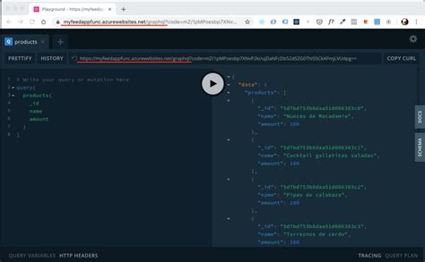 desplegar una api con graphql en azure functions return gis