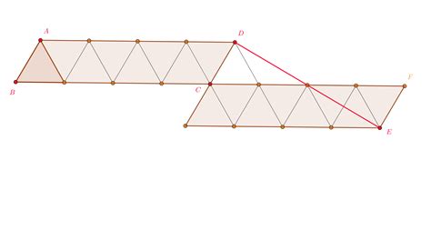 geometry finding the side of a triangle made from extending a