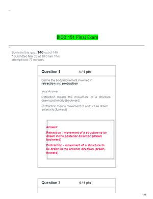 Module Problem Set Module Problem Set Due No Due Date Points Questions Time Limit