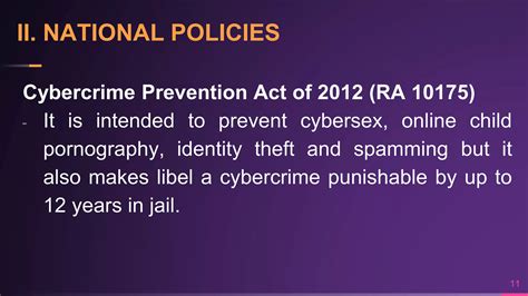 Ict Policies Ict Safety Issues And Uses Of Ict In Teaching And
