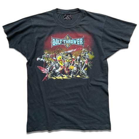 Vintage Bolt Thrower 1990 Warmaster T Shirt 🏆 Fruit Of The Doom