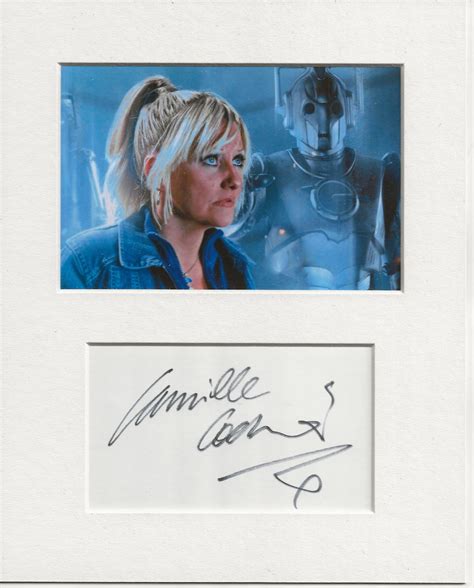 Camille Coduri Doctor Who Signed Genuine Authentic Autograph Uacc Rd