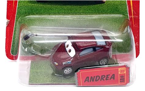 Mattel Disney Pixar Cars P1650 95 Andrea Vehicle Burgundy — Rm