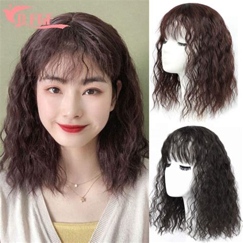 Đầu Tóc Giả Khối Nữ Natual Tổng Hợp Viền 3d Tóc Nổ Kẹp Trong Phần Mở Rộng Tóc Bao Trắng Tóc Nổ