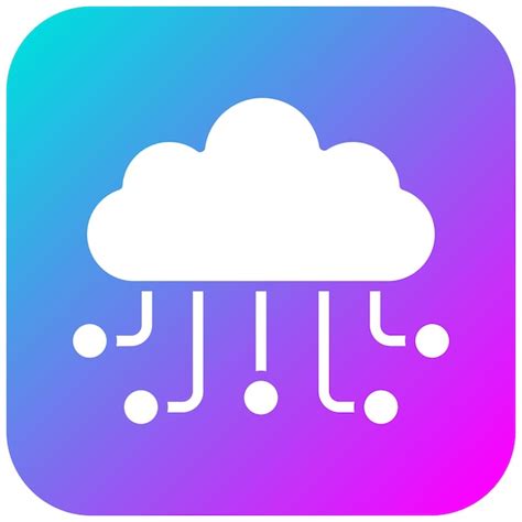 Premium Vector Cloud Distribution Vector Icon Can Be Used For Networking And Data Sharing Iconset