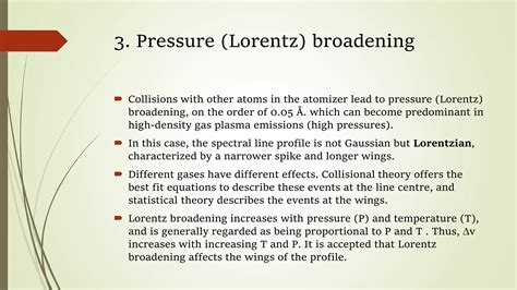 Lecture 04 Spectral Lines And Broadening By Dr Salma Amir PPT