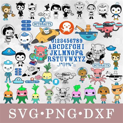 Octonauts Svg Octonauts Bundle Svg Png Dxf Inspire Uplift