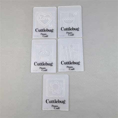 Cuttlebug Embossing Folders Etsy