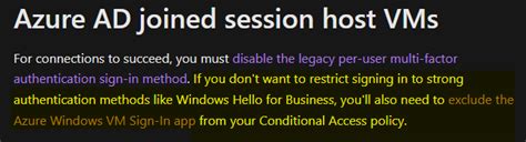 How To Login To Azure Ad Joined Avd Vms With Mfa Configured From Hybrid Domain Joined Machines