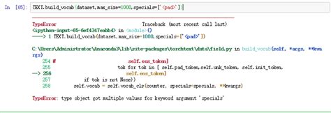 There Is A Bug When Using Specials Issue 265 Pytorch Text GitHub