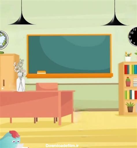 عکس کارتونی مدرسه ی دخترانه