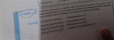 Solutiondraw The Structures Of All The Eight Structural Isomers That Hav