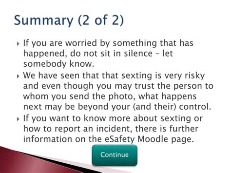 E Safety Sexting Scenario PPT