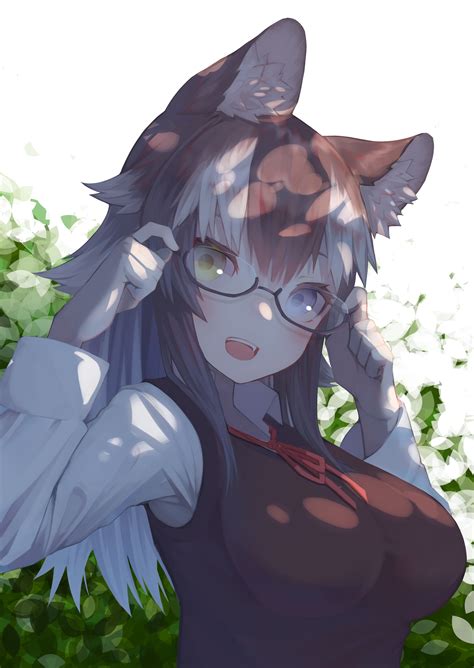 Safebooru 1girl D Absurdres Adjusting Eyewear Alternate Costume