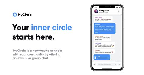 mycircle celebrity group chats