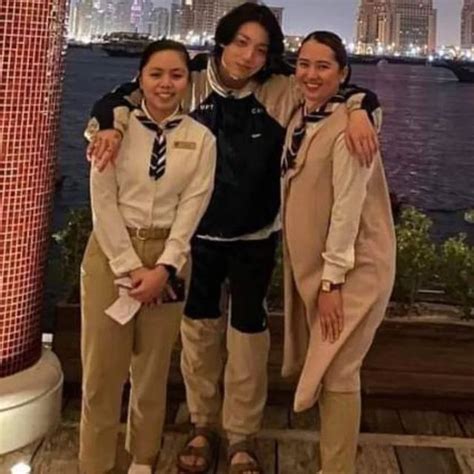 Deepika Jaiswal On Instagram Jungkook With 2 Employees Who Work In One Of The Restaurants He