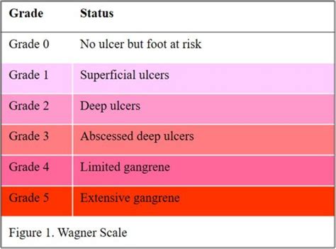 Wagner Scale For Diabetic Foot