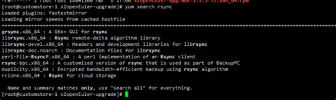 Requires Rsync大于310 Migration 迁移 Openeuler 论坛