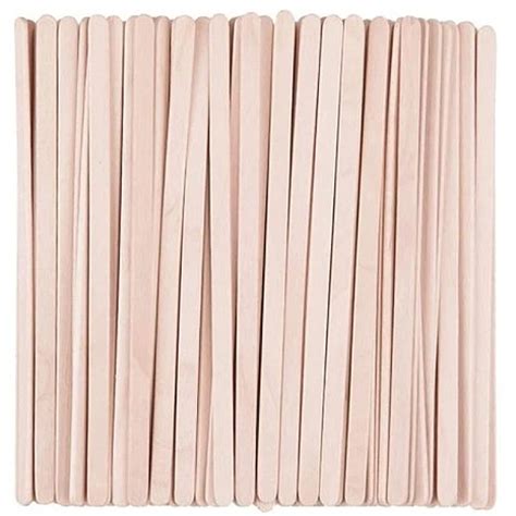 Lewer Wooden Wax Sticks Дървени шпатули за кола маска Makeup Bg