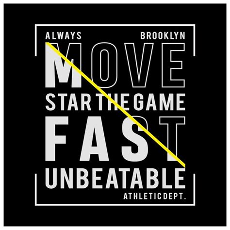 빠른 스포츠 타이포그래피 티셔츠 디자인 이동 프리미엄 벡터