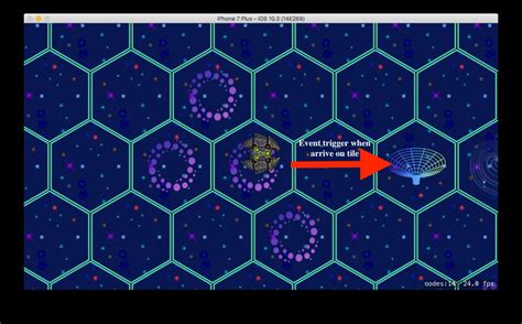 Swift3 Spritekit Hexagonal Map Tile Detection In End Skaction