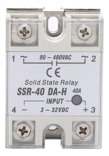 Dc Ac Ssr Solid State Relay Non Contact High Quality 40a Da Mercadolivre